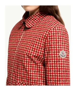 Moncler Lanset Velvet Down Shirt Jacket