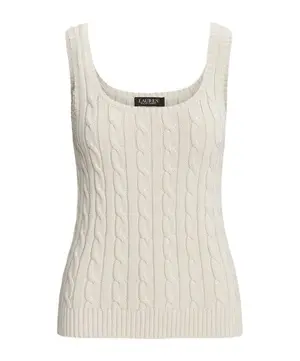 Ralph Lauren Cable-knit Scoop-neck Top - No
