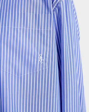 SPORTY  RICH Sporty Rich Oversized Striped Shirt