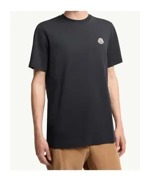 Moncler Logo Patch Cotton T-shirt