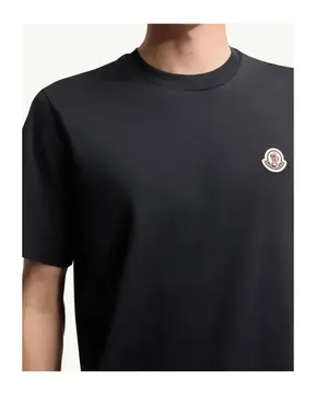 Moncler Logo Patch Cotton T-shirt