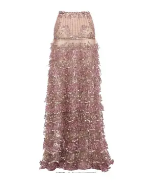 Valentino Garavani Sequined Midi Skirt