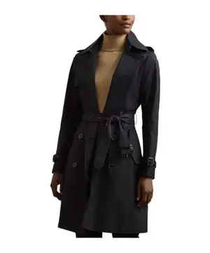 Ralph Lauren Double-breasted Belted Trench Coat