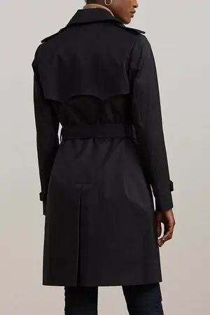 Ralph Lauren Double-breasted Belted Trench Coat