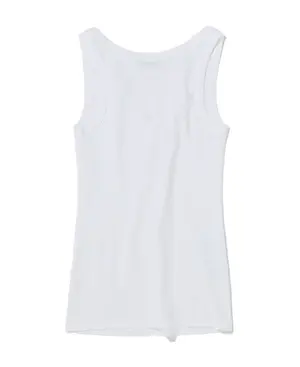 Prada Embellished Logo Tank Top