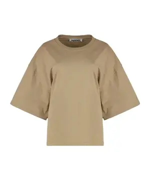 DARKPARK Gathered-detail T-shirt - Nude