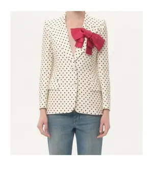 Valentino Garavani Supergran Polka-dot Printed Blazer