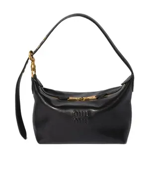 Miu Miu Spirit Nappa Leather Bag Black