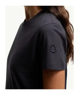 Moncler Logo Patch Cotton Jersey T-shirt