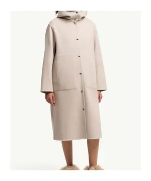 Moncler Anthrene 3-in-1 Wool Cashmere Blend Hooded Down Jacket