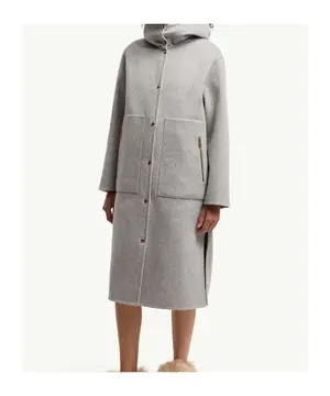 Moncler Anthrene 3-in-1 Wool Cashmere Blend Hooded Down Jacket