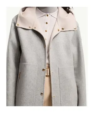 Moncler Anthrene 3-in-1 Wool Cashmere Blend Hooded Down Jacket