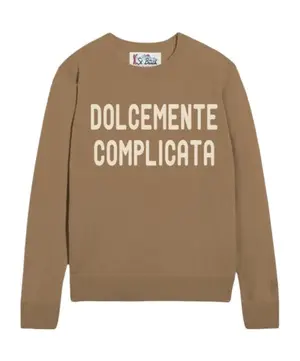 MC2 SAINT BARTH Crew Neck Sweater - Brown