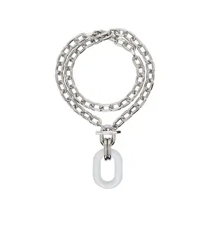 Rabanne Double Xl Link Pendant Necklace