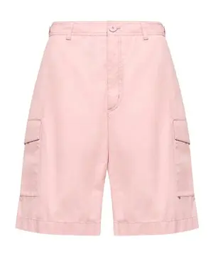 Moncler Gabardine Cargo Shorts - Pink