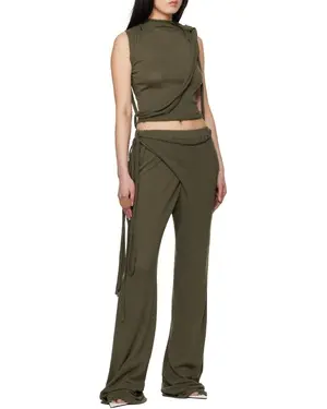 Ottolinger Deconstructed Tank Top - Brown