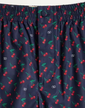 Valentino Garavani All-over Cherry Printed Shorts