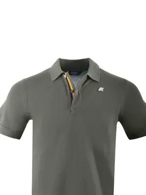 K-WAY Logo Patch Short-sleeved Polo Shirt