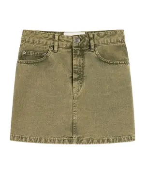 AMI Paris Belt Loop Skirt - Laurel