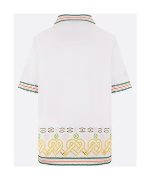 Casablanca Gradient Heart Embroidered Shirt