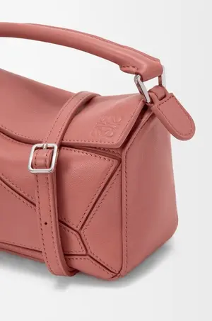 Loewe Mini Featherlight Puzzle Bag In Nappa Lambskin