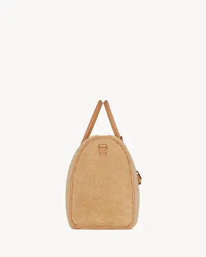 Saint Laurent Duffle Bag In Shearling