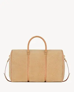 Saint Laurent Duffle Bag In Shearling