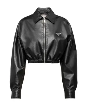 Prada Leather Jacket - Black