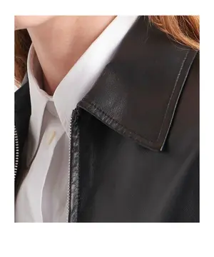 Prada Leather Cropped Jacket