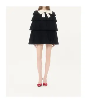 Valentino Garavani Bow-tie Cape Coat
