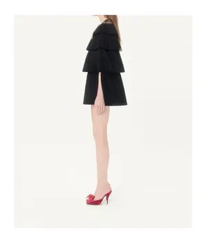 Valentino Garavani Bow-tie Cape Coat