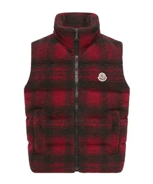 Moncler Laotari Down Vest - Black/red