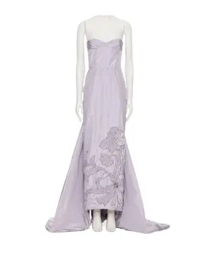 Valentino Garavani Strapless Embellished Gown - No