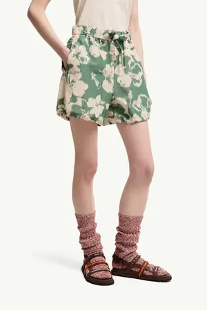 Moncler Floral Print Chiné Shorts
