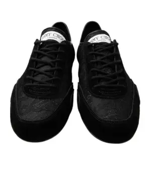 JIMMY CHOO Lace Panel Trainers