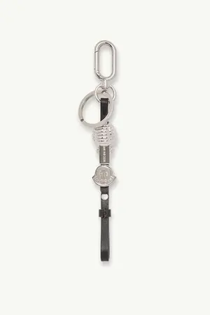 Moncler Mascotte Leather Key Holder