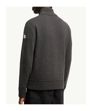 Moncler Cashmere Wool Zip-up Cardigan