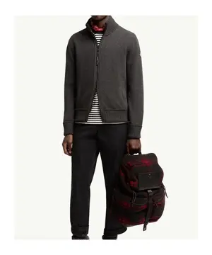 Moncler Cashmere Wool Zip-up Cardigan