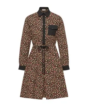 Moncler Printed Corduroy Dress