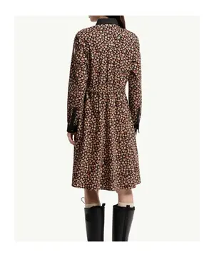 Moncler Printed Corduroy Dress