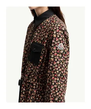 Moncler Printed Corduroy Dress