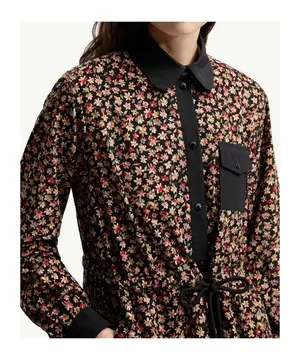 Moncler Printed Corduroy Dress