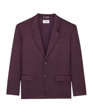 Saint Laurent Silk Duchess Blazer