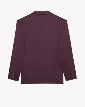 Saint Laurent Silk Duchess Blazer