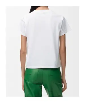 Loewe Regular Fit T-shirt With Logo Detail - White