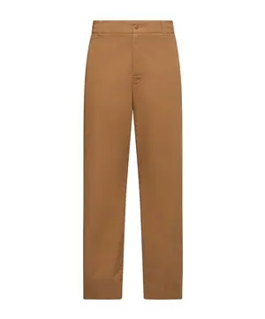 Moncler Cotton Blend Gabardine Pants - Light Brown