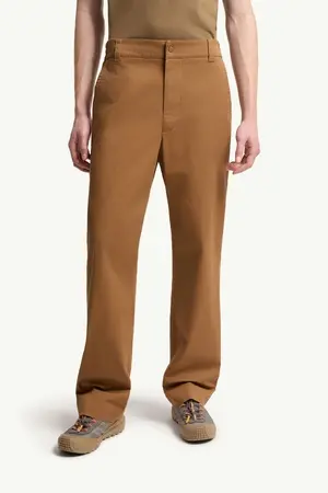 Moncler Cotton Blend Gabardine Pants