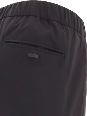Herno Drawstring Waist Trousers - Black