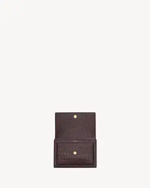 Saint Laurent Sunset Medium Bag In Crocodile-embossed Leather - Brown