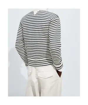 Bottega Veneta Striped Crochet Sweater